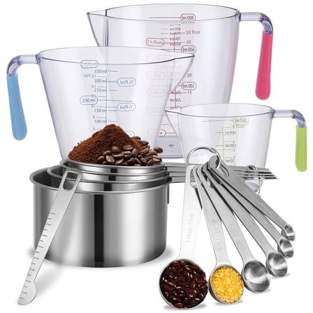 Phantom Chef Kitchen Tools, 9 Piece Cooking Utensils Baking Scoop ...
