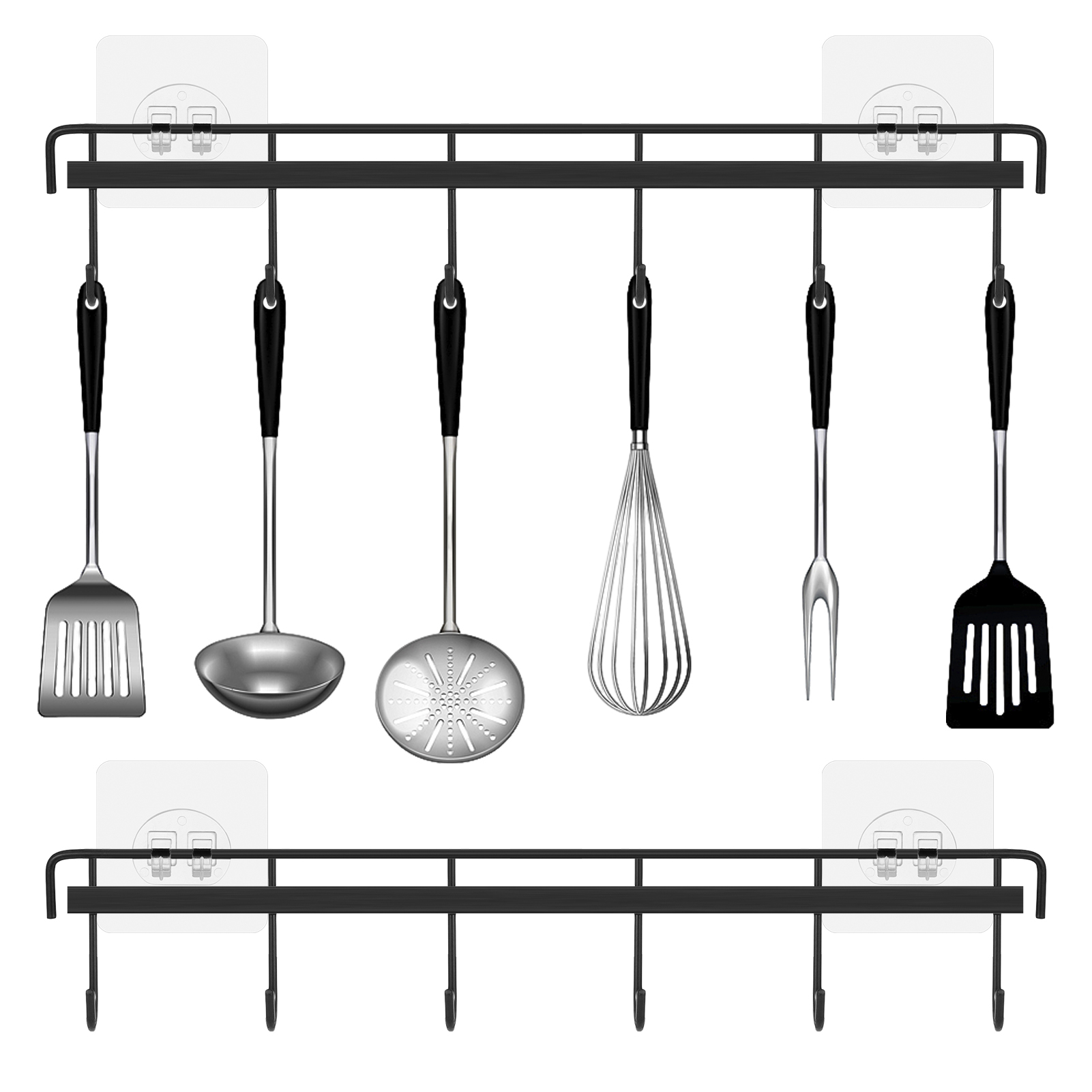 ReaNea Stainless Steel Kitchenware Rack, Wall Mounted Cooking Tools ...