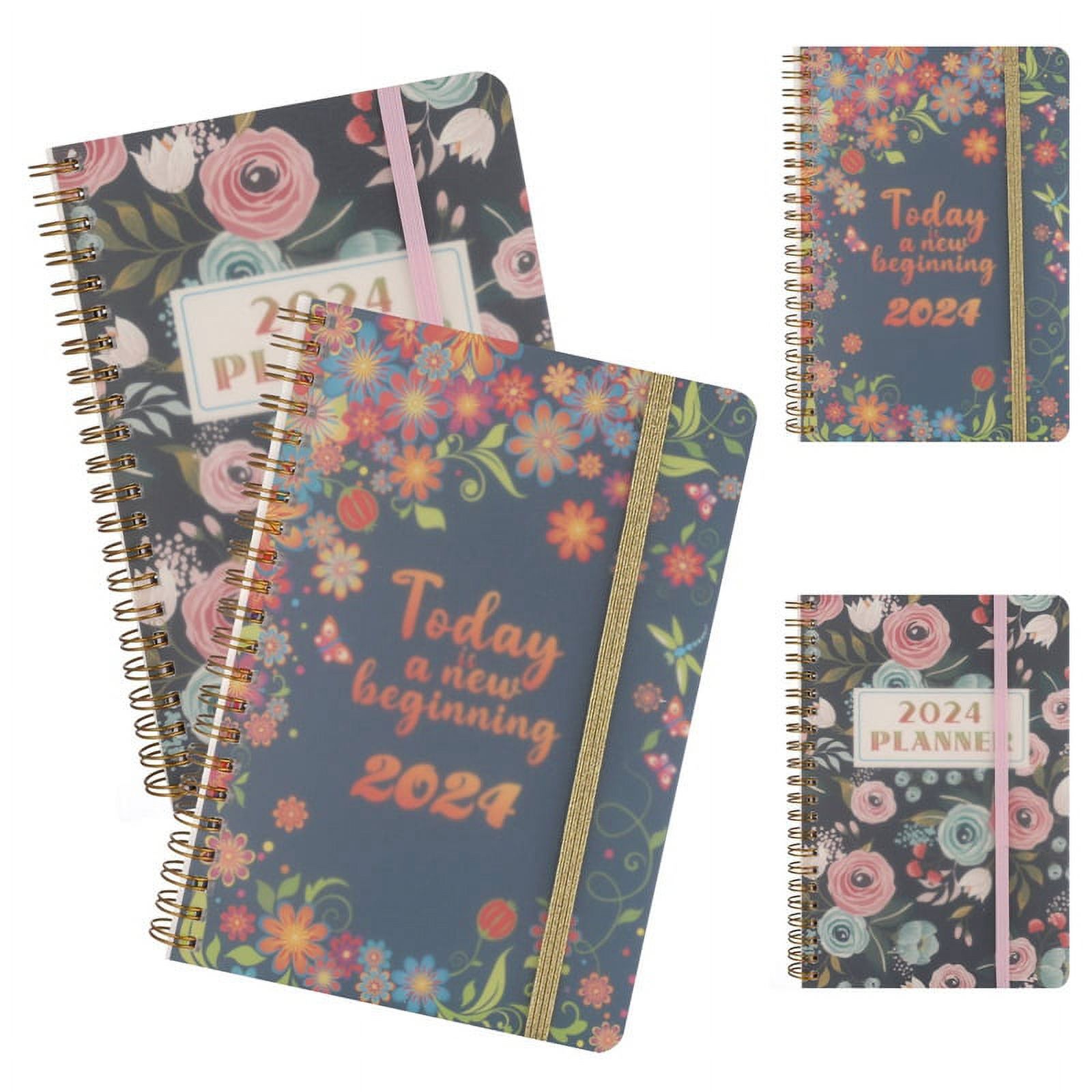 Miulika 2024 Planner Notebook Learning Notebook Monthly Planner Notepad ...