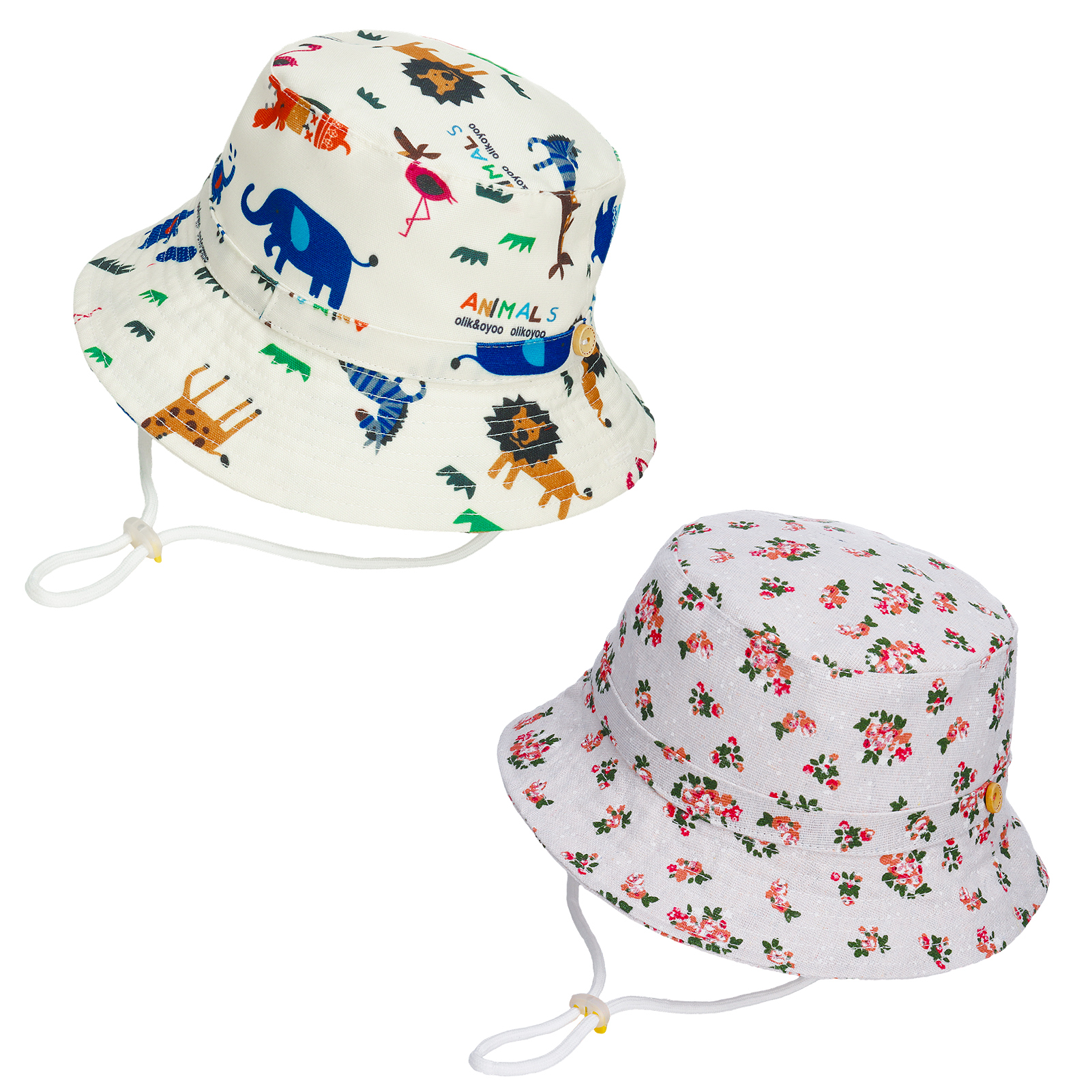 gdxvjhbj Toddler Sun Hats Girls Uv Kids Bucket Hat for Girls Packable ...