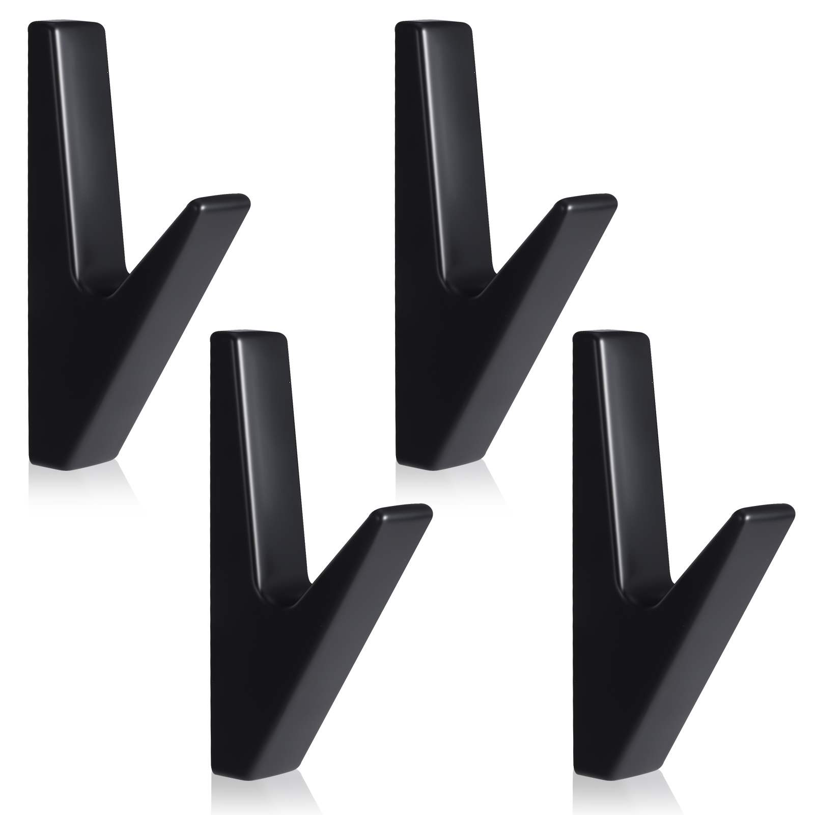 4Pcs Gold Leaf Design Wall Hooks, Cast Iron Hooks for Hanging Coat, Hat ...