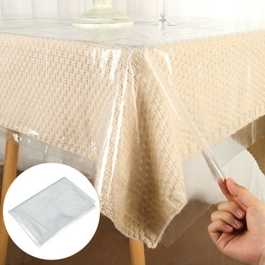 24 x 48 Inch Clear Table Protector, 1.5mm Thick Clear Table Cover ...