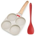 Luiisis 4-Cup Granite Egg Pan, Nonstick Marble Skillet for Eggs ...
