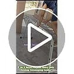 LUISLADDERS 18.5FT Folding Ladder Multi-Purpose Aluminium Extension 7 ...