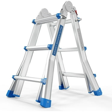 Louisville Ladder 6-Foot Fiberglass Twin Front Step Ladder, 375-Pound ...