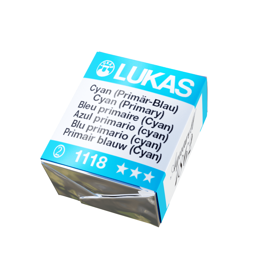 LUKAS 1862 Aquarell Artists' Watercolor Pans, Blue Half Pan - Vibrant ...