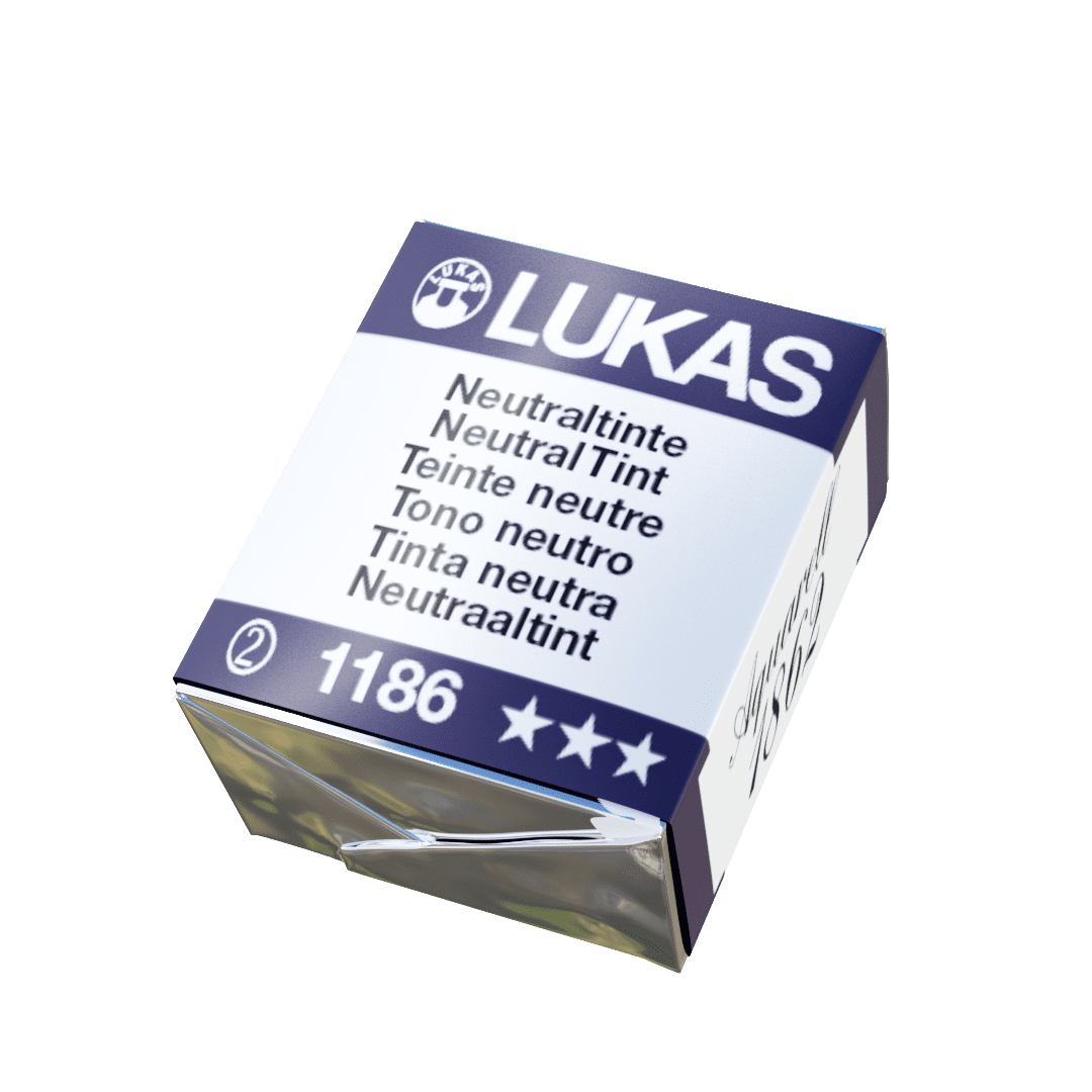 LUKAS 1862 Aquarell Artists' Watercolor Pans, Neutral Tint Half Pan ...