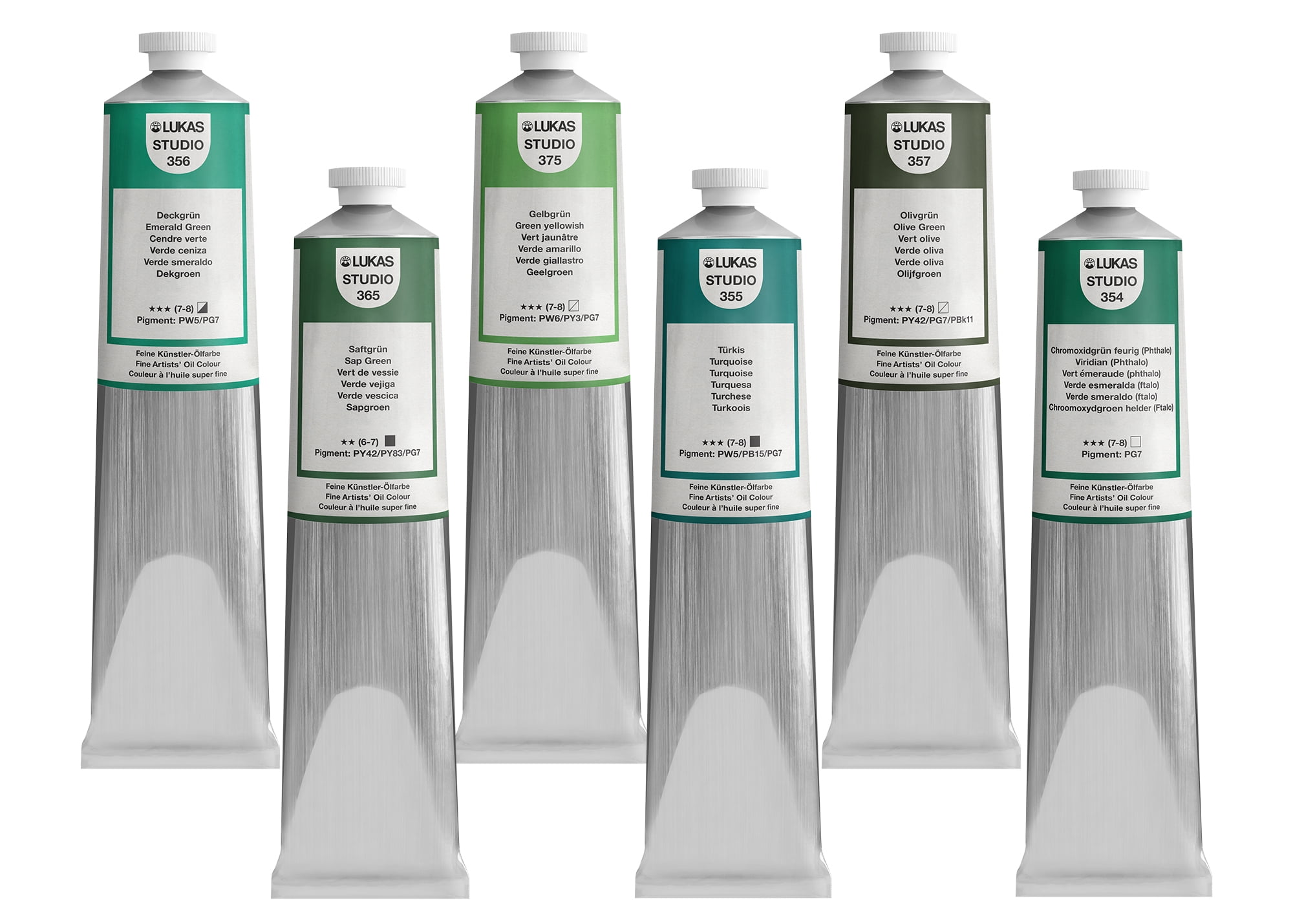 LUKAS Studio Artist Oil Color Paints - High-Pigment Oil Paint Made With ...