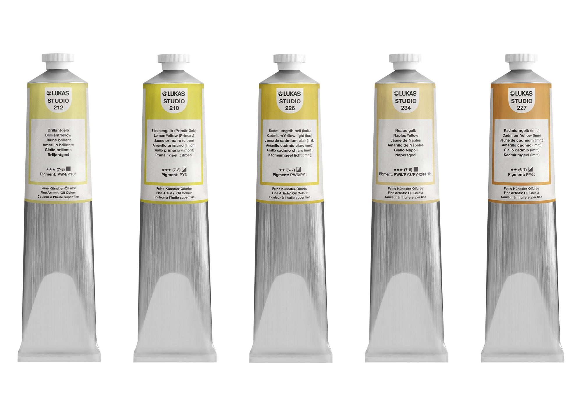 LUKAS Studio Artist Oil Color Paints - High-Pigment Oil Paint Made With ...