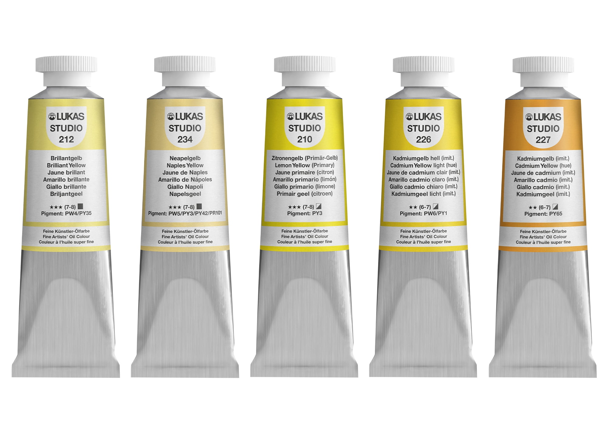 LUKAS Studio Artist Oil Color Paints - High-Pigment Oil Paint Made With ...