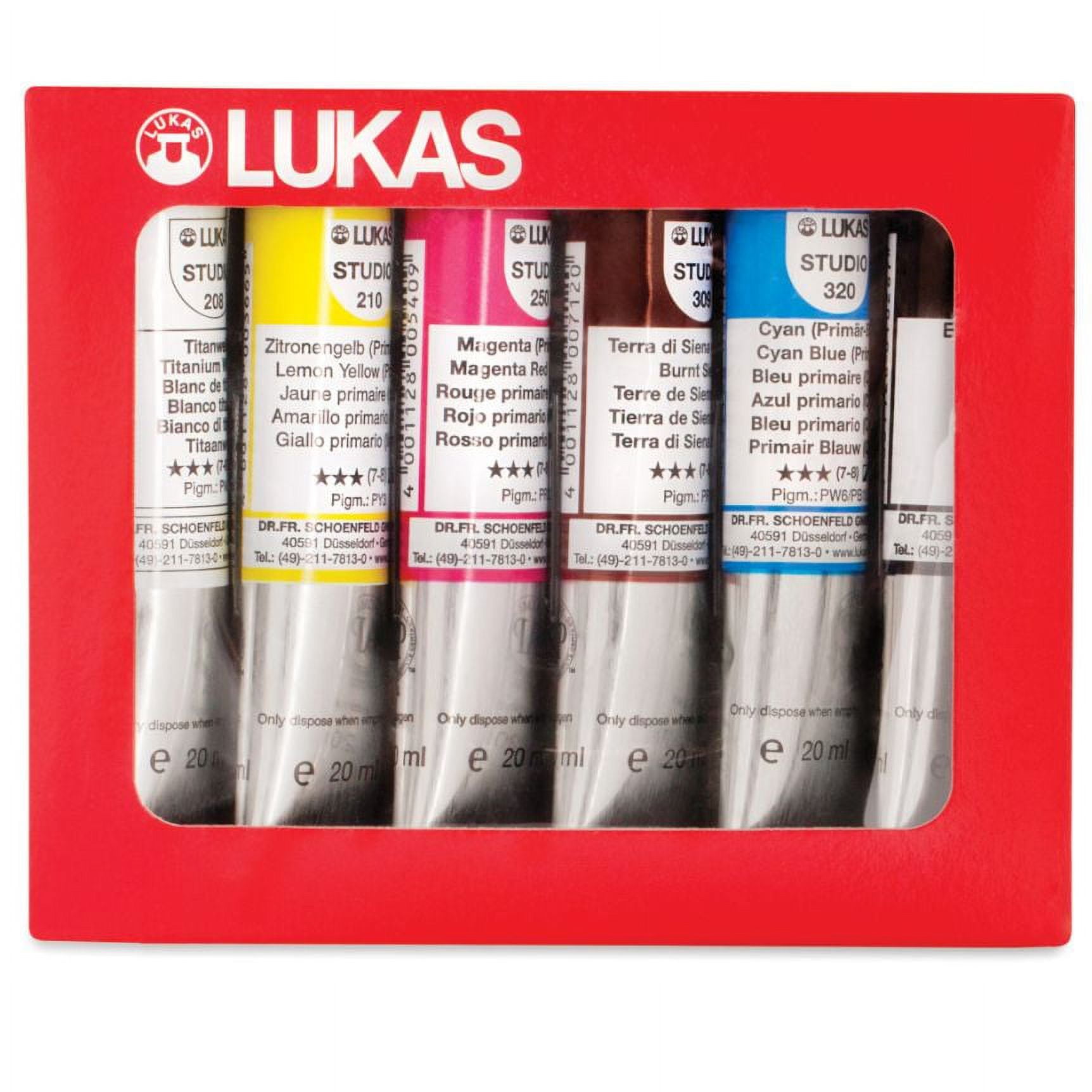 LUKAS Studio Artist Oil Color Paints - High-pigment oil paint made with ...
