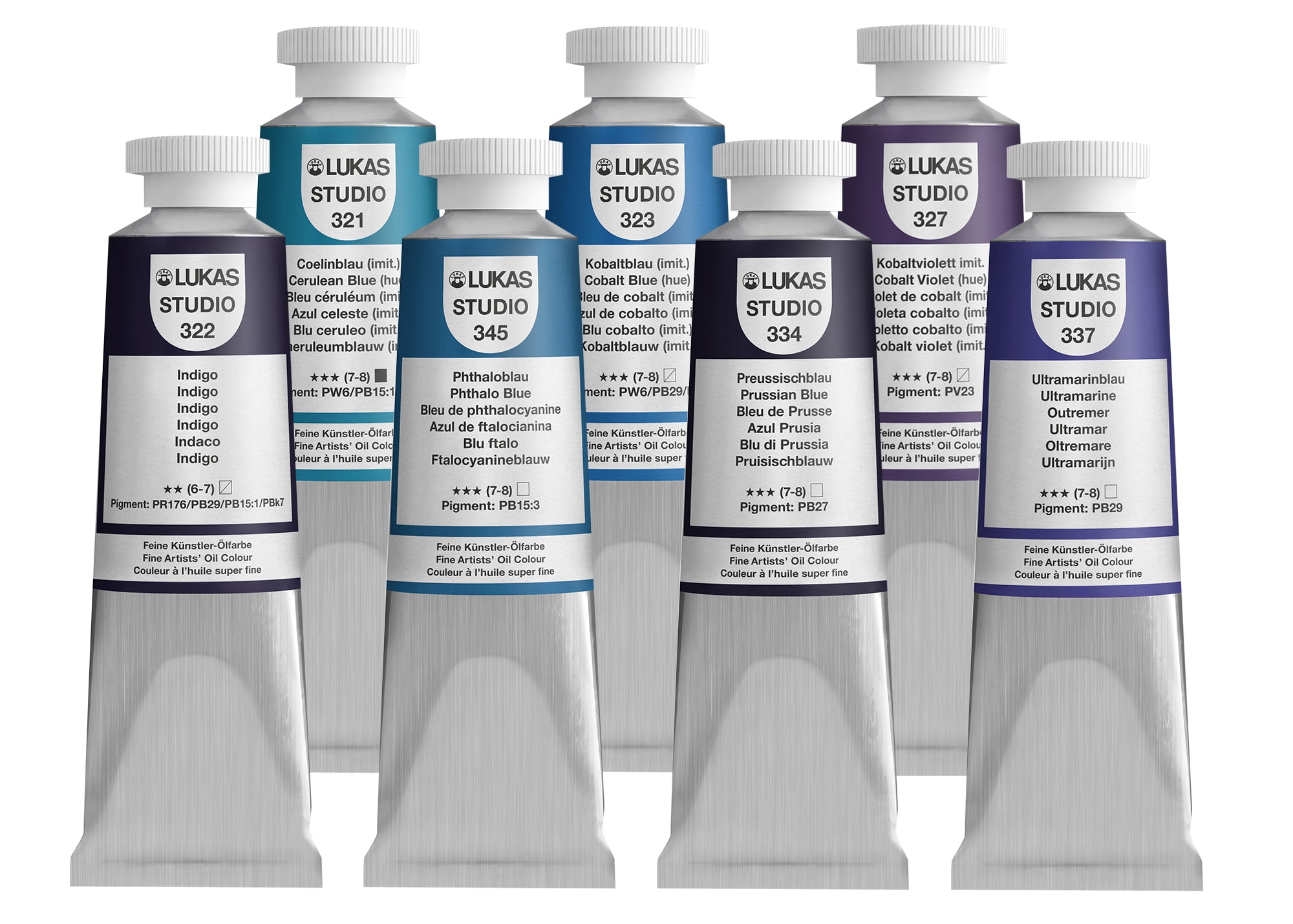 LUKAS Studio Artist Oil Color Paints - High-pigment oil paint made with ...