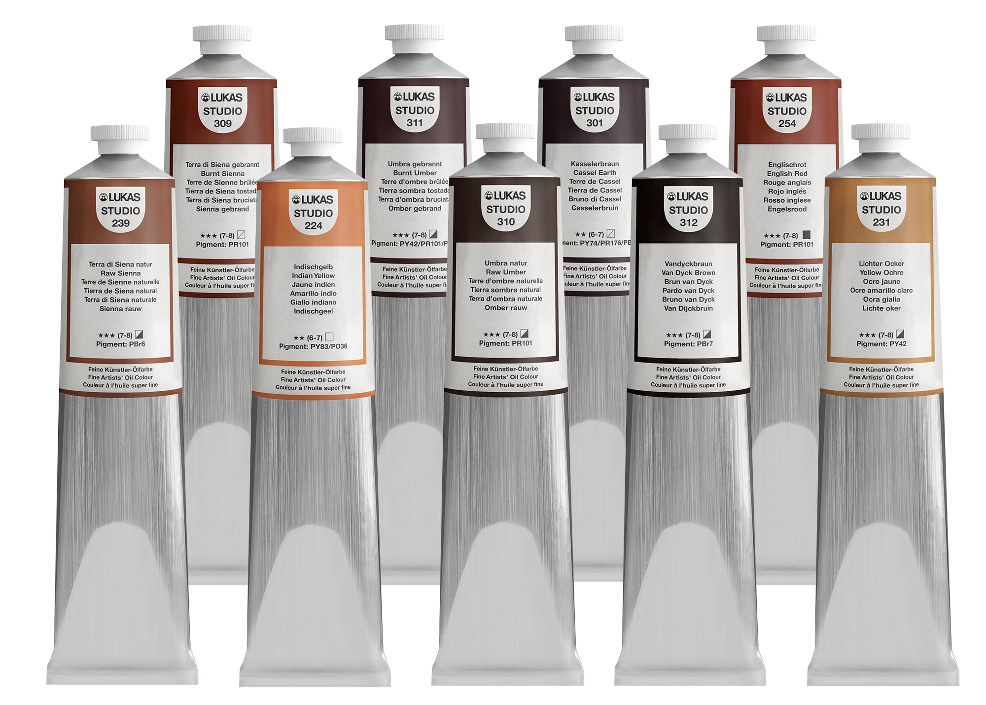 LUKAS Studio Artist Oil Color Paints - High-pigment oil paint made with ...