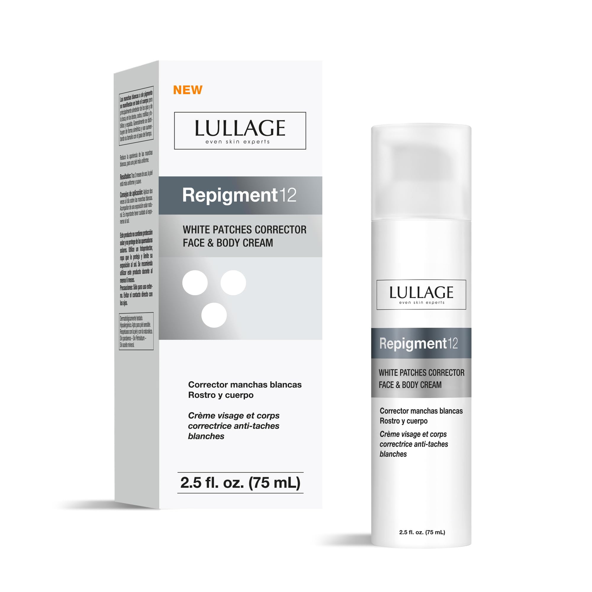 LULLAGE Repigment12 White Patches TSF6 Corrector Cream for Dry Skin and ...