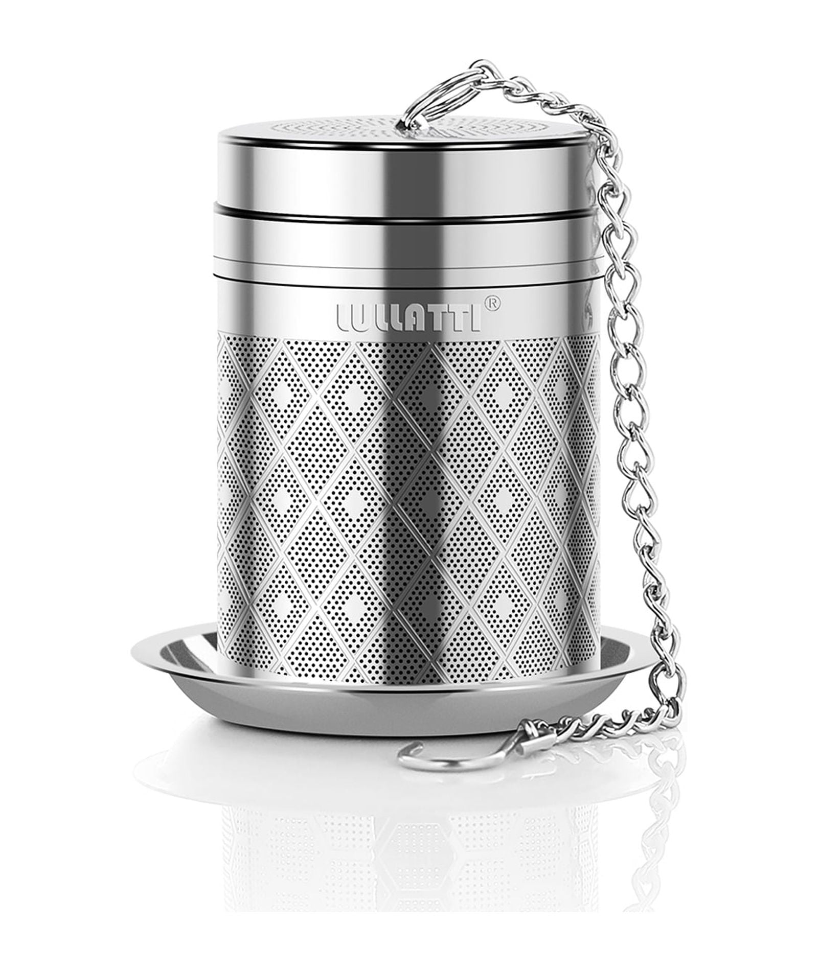 LULLATTI Diamond Look Tea Steeper, 18/8 Stainless Steel Tea Ball ...