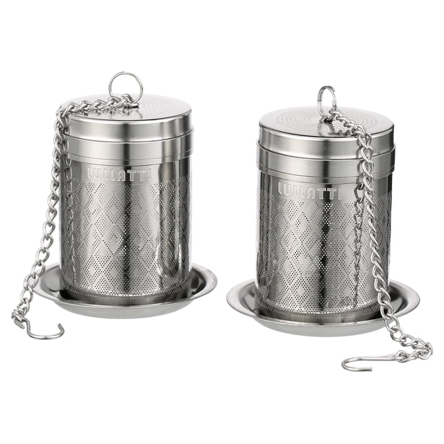 LULLATTI Stainless Steel Loose Tea Infuser & Strainer Set, 18/8, Extra ...