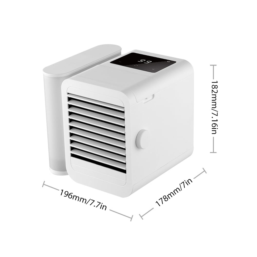 LULU Desktop Air Cooler, Personal Portable Fan with 99-Speeds ...