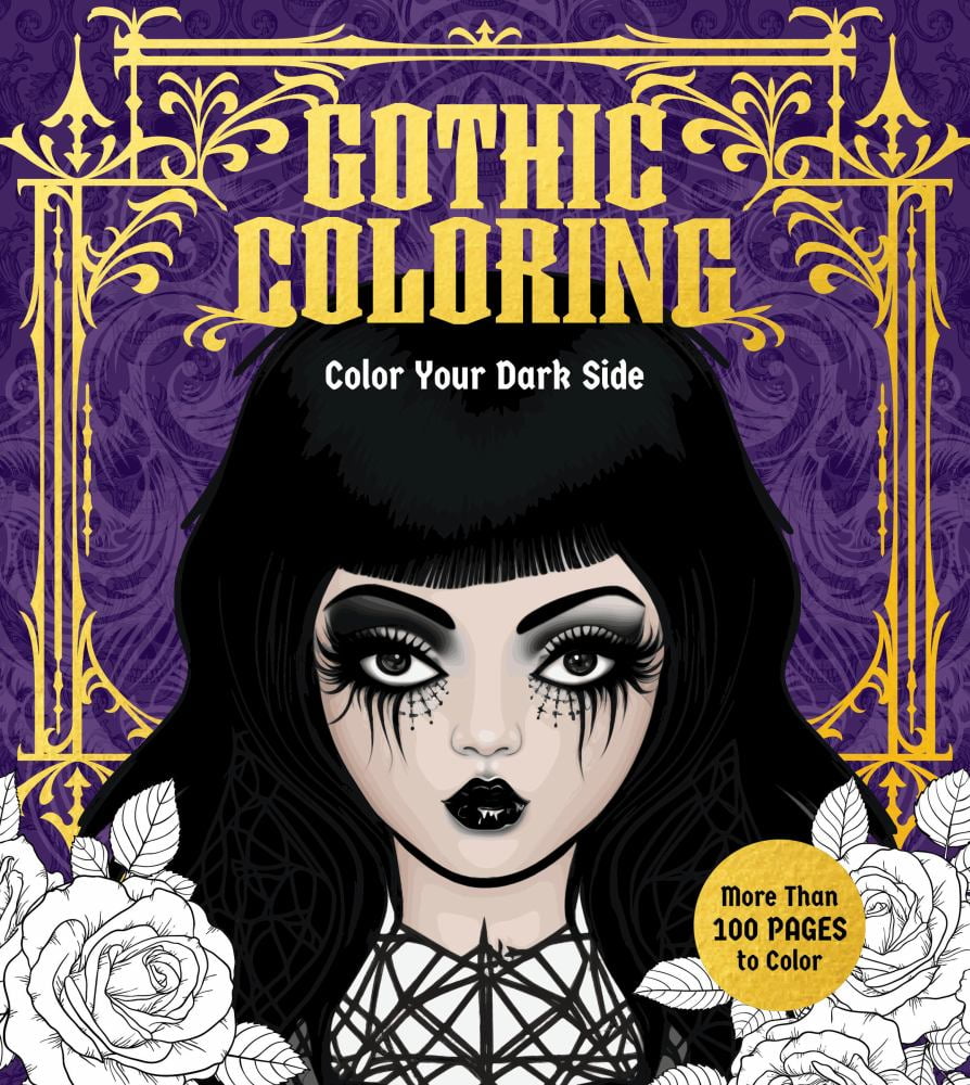 LULU MAYO: Gothic Coloring: Color Your Dark Side - More Than 100 Pages ...