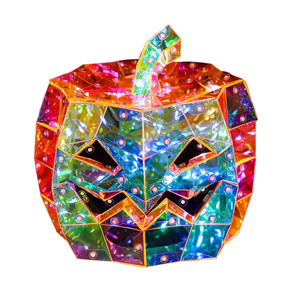 LULU Prism Rainbow Colors Horror Skull, Prism Skull LED Lights, Fun ...