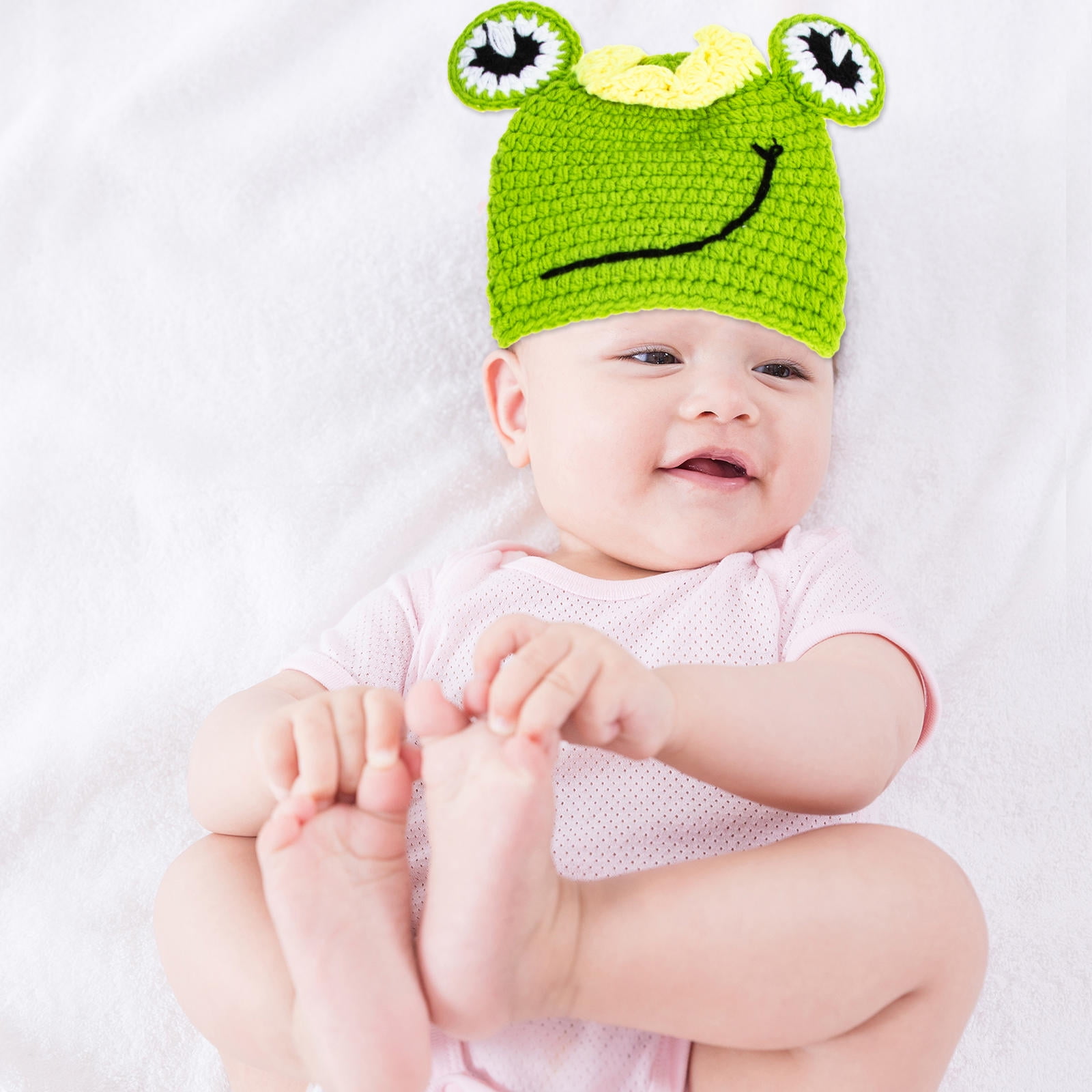LULULION 1 Set Baby Photo Shoot Outfits Green Woolen Yarn Handmade ...