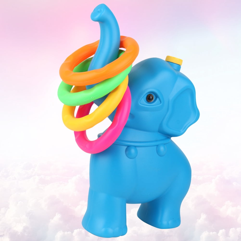 LULULION 1 Set Lawn Games for Kids Plastic Ring Toss Toy Blue for and ...