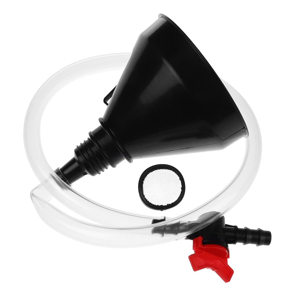 LULULION 1Set Wide Mouth Plastic Oil Funnel with Long Flexible Hose and ...