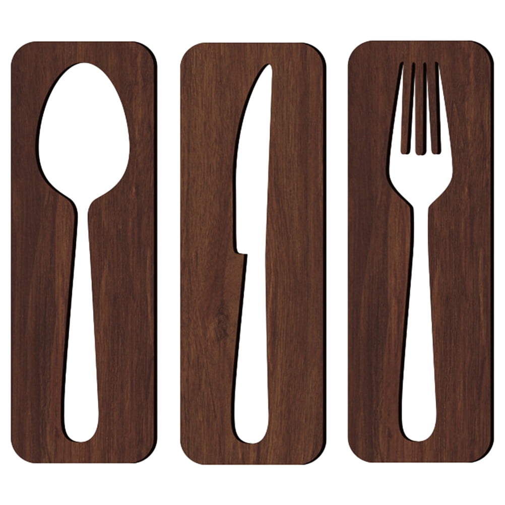 LULULION 1 Set of Rustic Wall Decor Wood Dining Room Signs Decorative ...