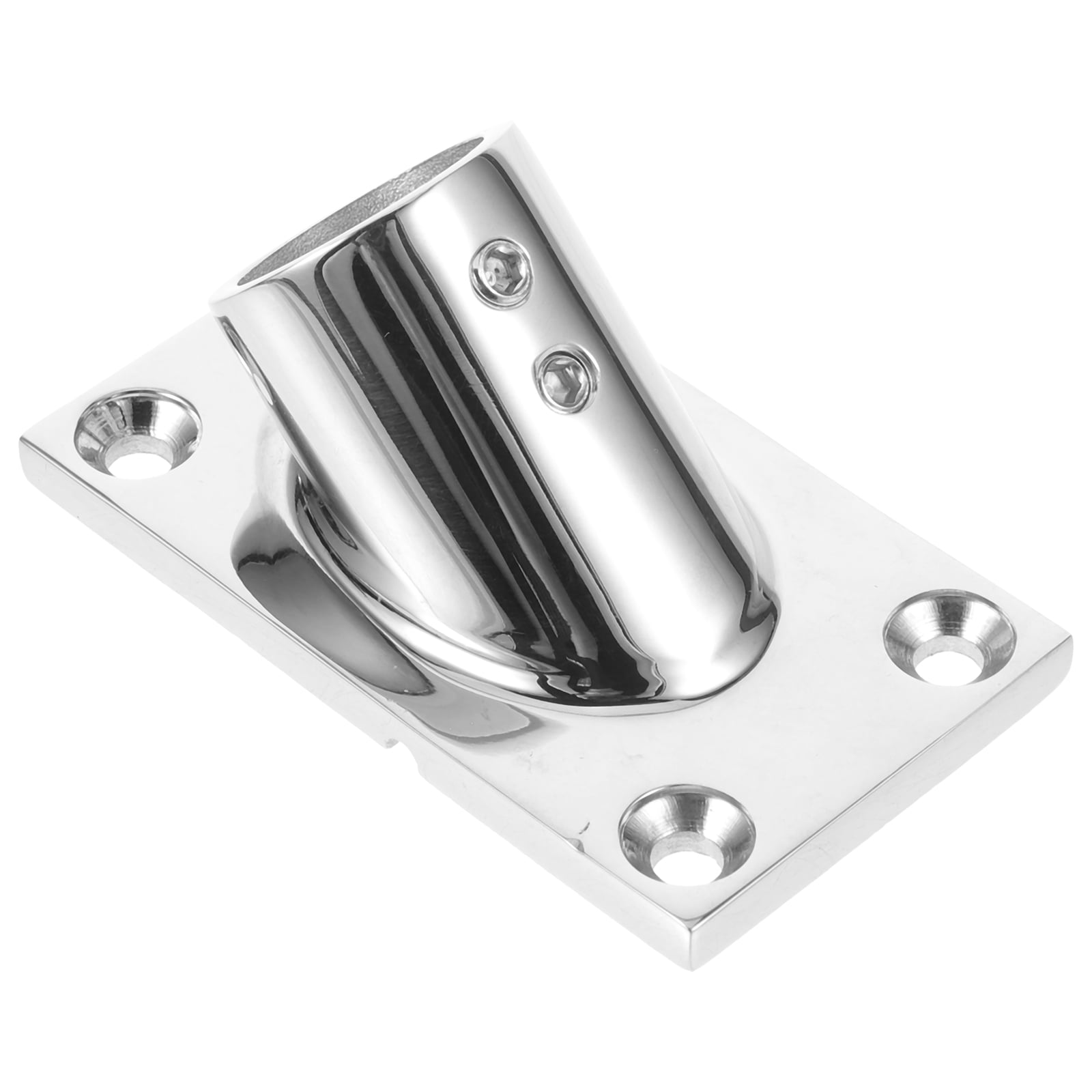 LULULION Stainless Steel Closet Rod Holders Silver 1 Set for Closets ...