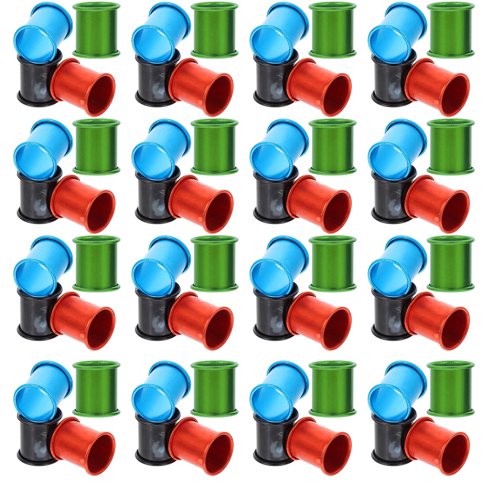 LULULION 100Pcs Aluminum Chicken Leg Bands Assorted Colors Durable ...