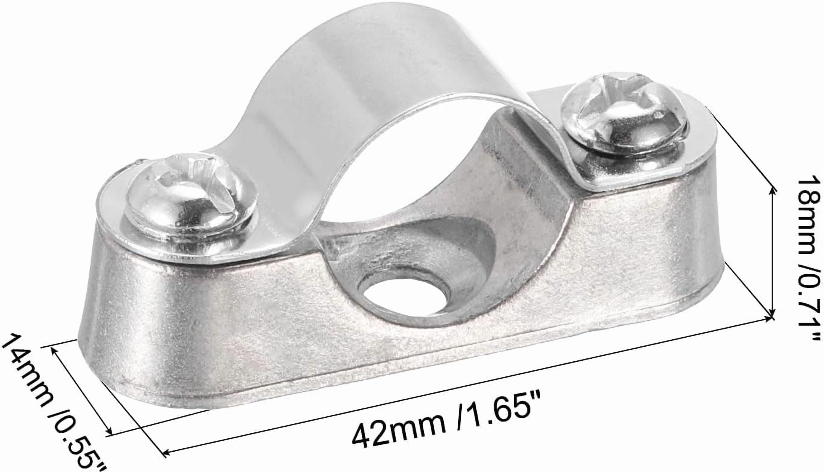 LULULION 10pcs Fixing Base Pipe Fittings In Stainless Steel With Rigid ...