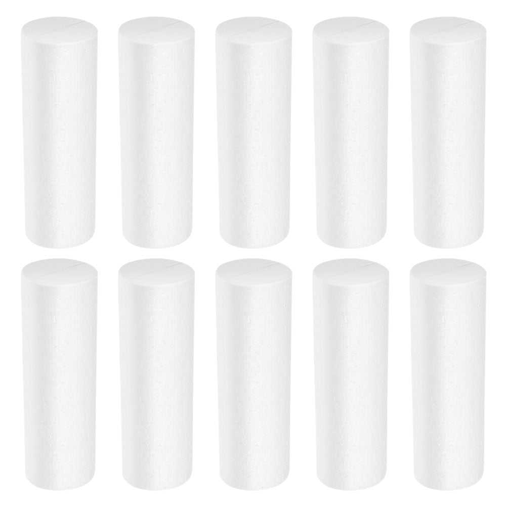 LULULION 10pcs Polystyrene Cylinder Decorations for General Users and ...