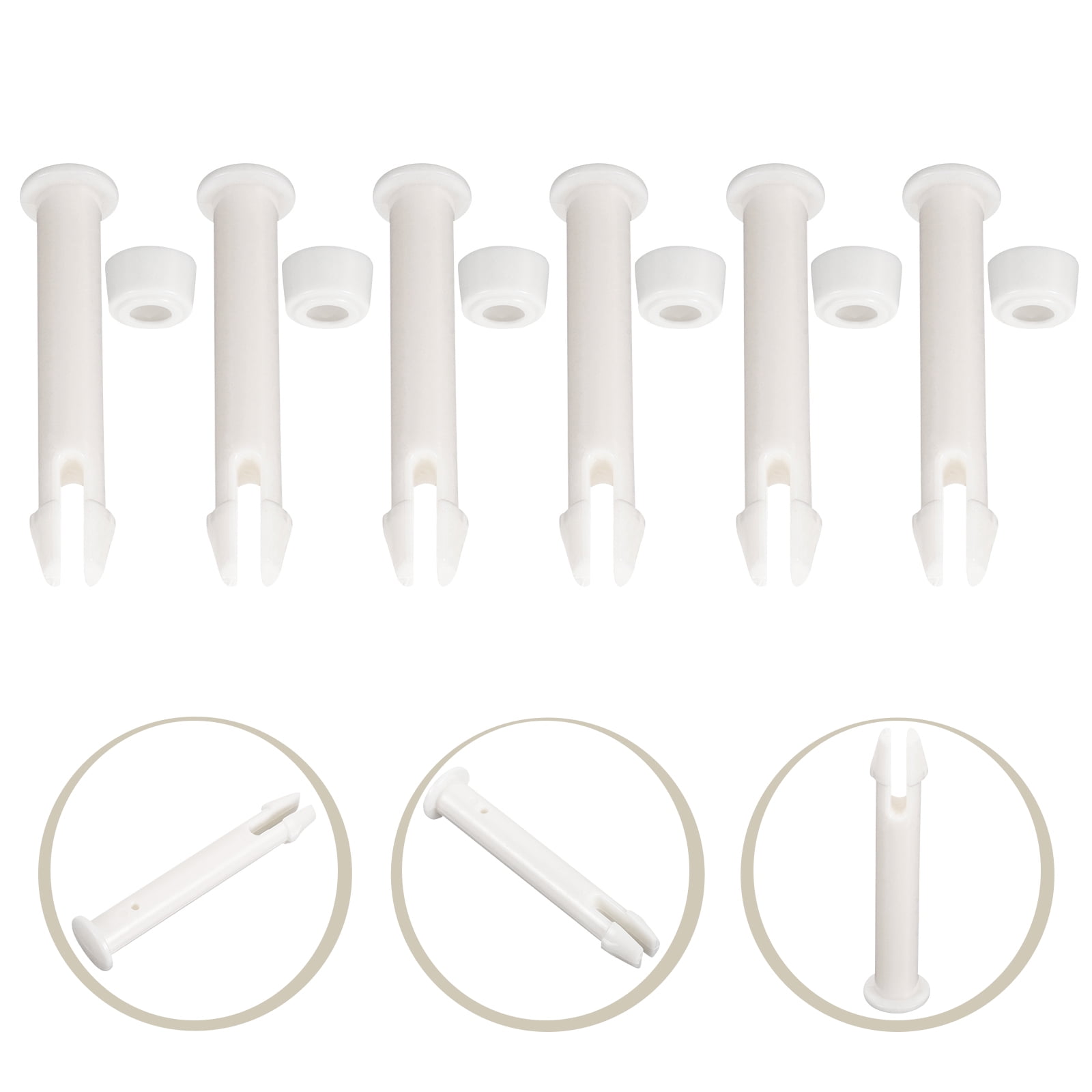 LULULION 12Pcs White Pool Joint Accessories for Connecting Swimming ...