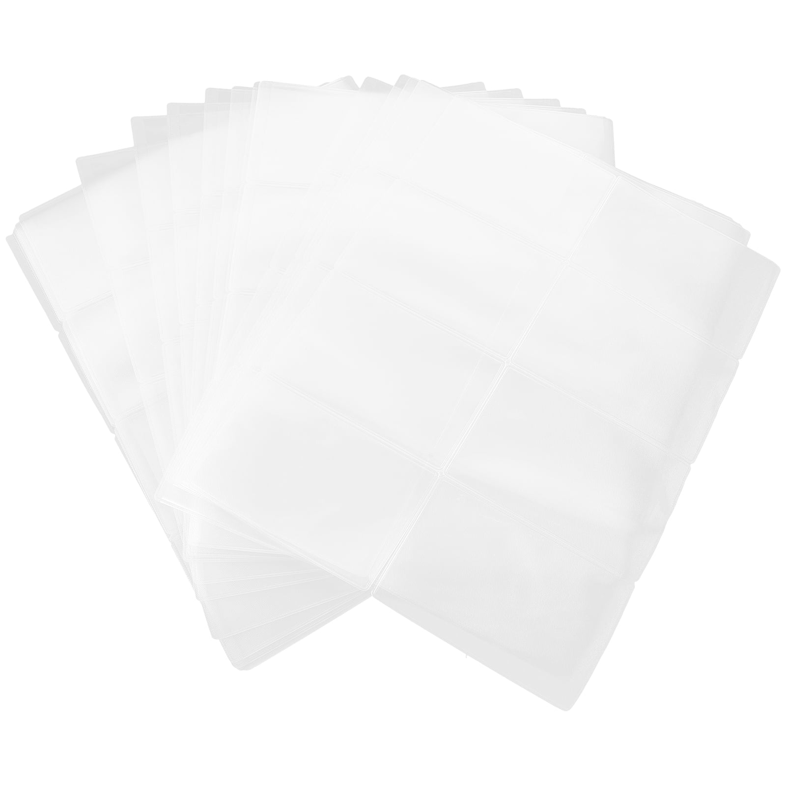 LULULION 160Pcs Clear Card Holder Sleeves for Social Security Credit ...