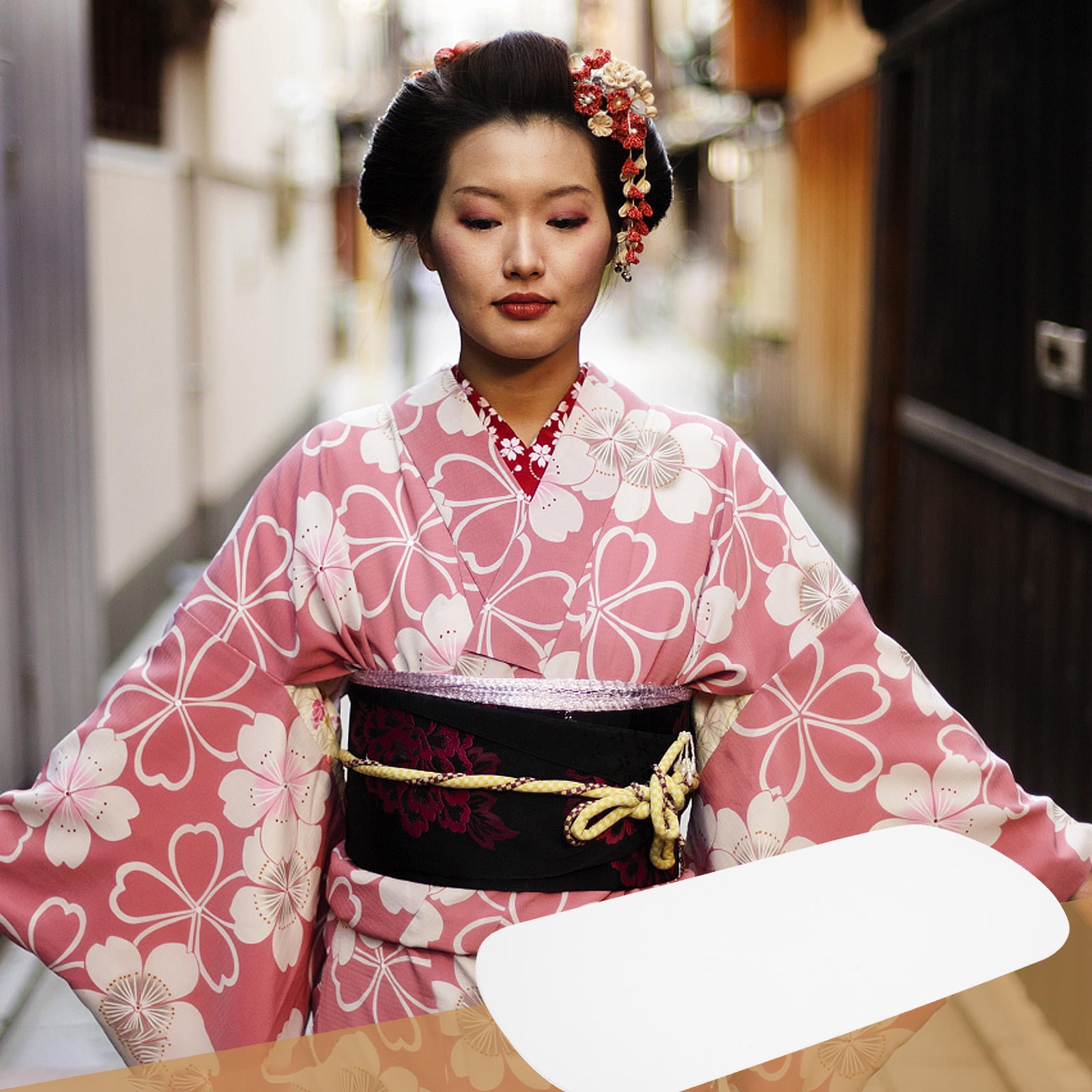 LULULION 1Pack Obi Board for Women in White Traditional Japanese Style ...