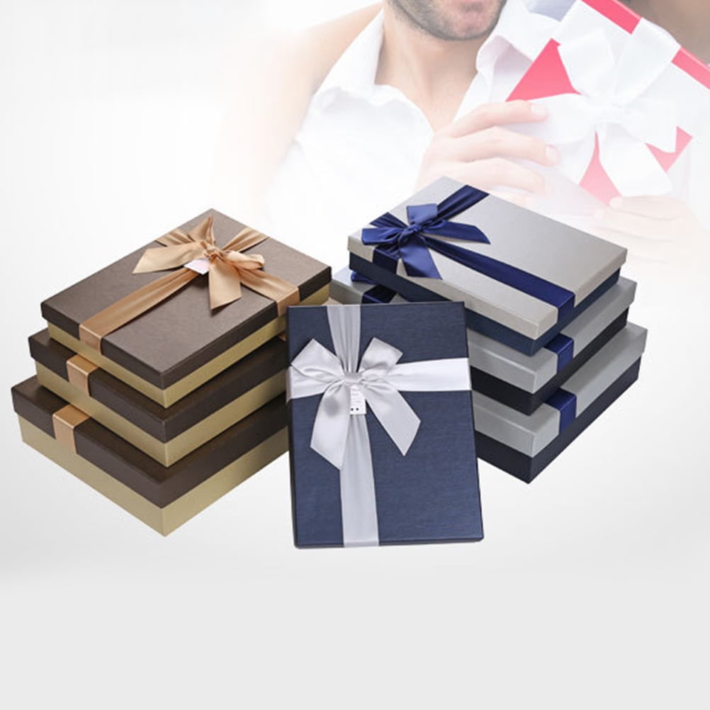 LULULION 1Pack Scarf Boxes Rectangular Packaging for Festive Event ...