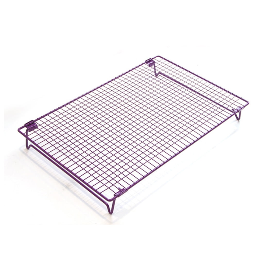 LULULION 1Set Barbecue Cooking Mesh Barbecue Grilled Rack Iron Purple ...