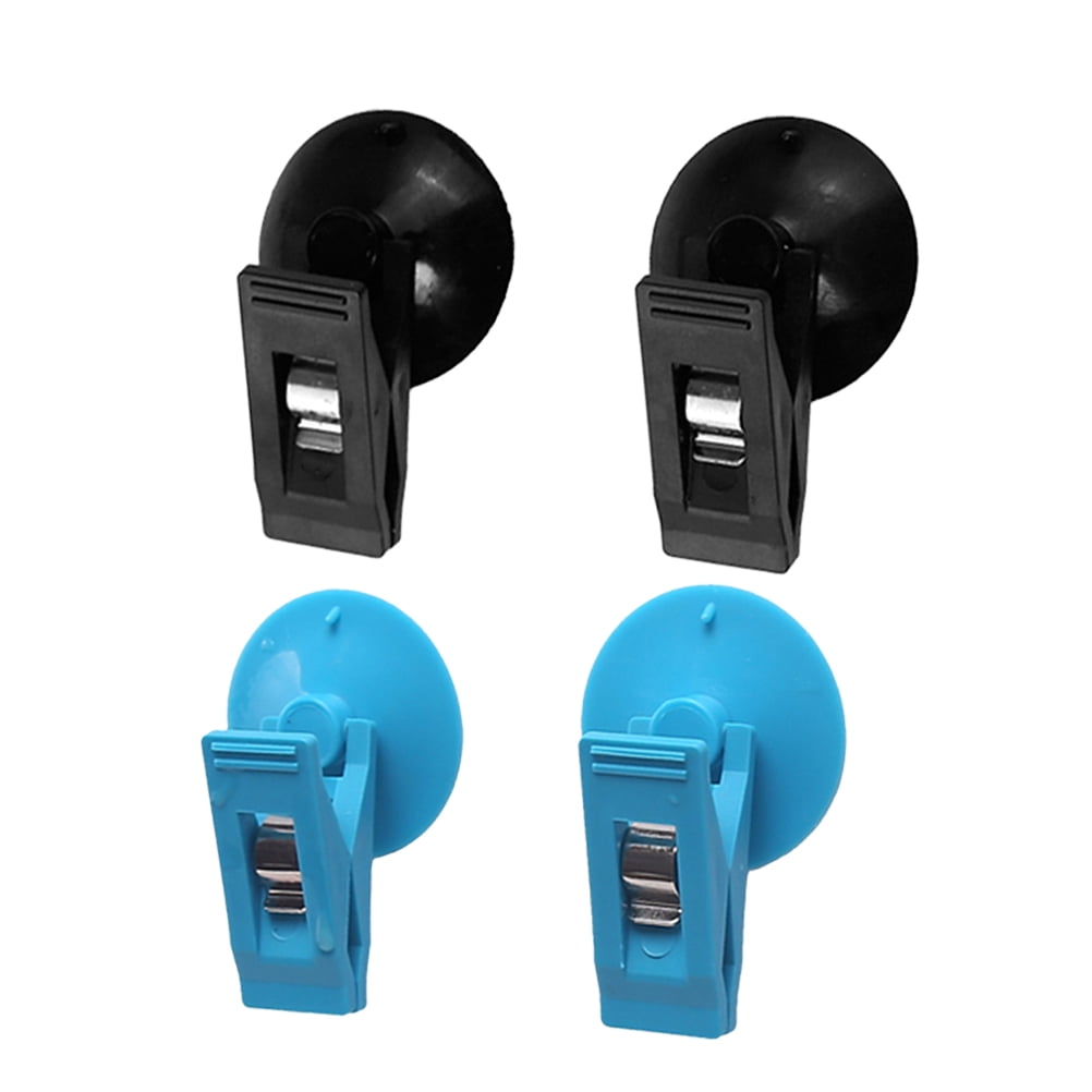 LULULION 2 Pair Parking Permit Holder Holding Clip PVC Blue for Car ...