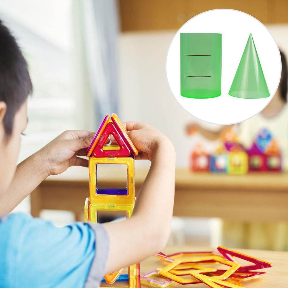 LULULION 2 Pcs Geometric Models Cylinder Cone Demonstration for ...