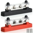 LULULION 2Sets Battery Terminals Bus Bar Distribution Block with ...