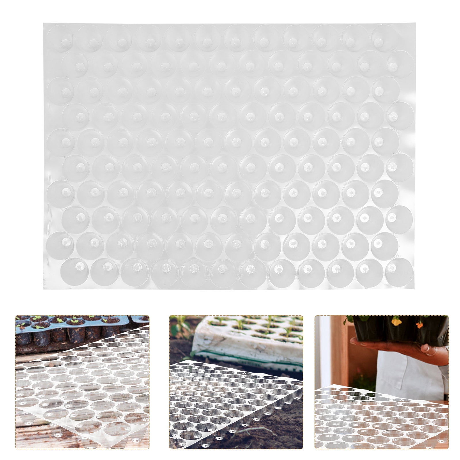 LULULION 20Set Planting Germination Containers Transparent White for ...