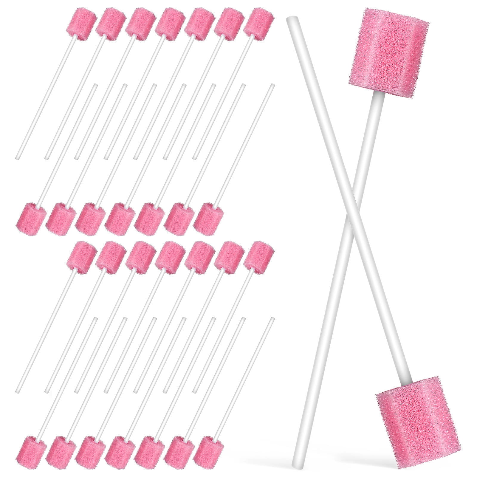 LULULION 250 Pcs Disposable Mouth Swabs Sponge, Swabs For Teeth ...