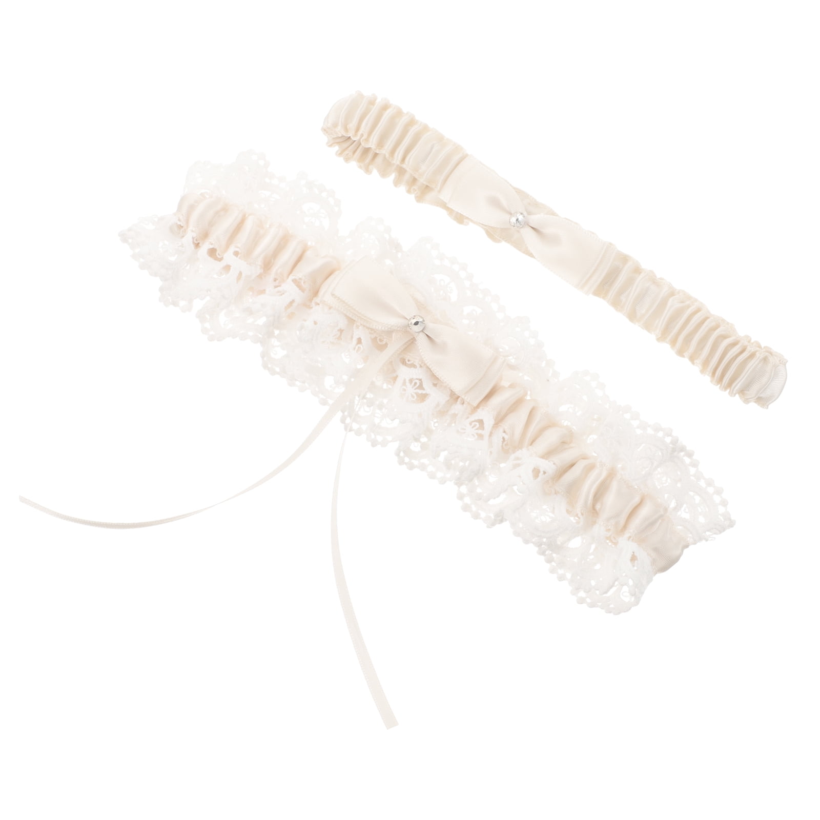 LULULION Lace Leg Garters Elegant Wedding Ceremony Ornament for Bride ...