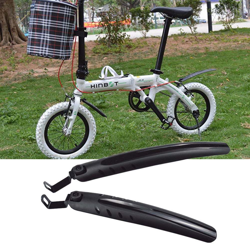LULULION Mountain Bike Mudguard Splash Guard Black Plastic 2Pack ...