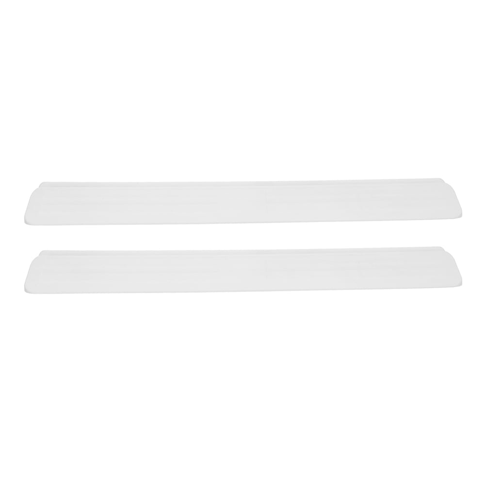 LULULION 2Pcs Door Transition Strip Guardrail Fixator White Plastic for ...