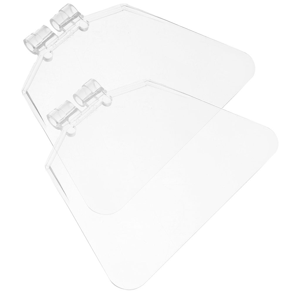 LULULION 2Set Bench Grinder Eye Guards Transparent Plastic Eye Shield ...