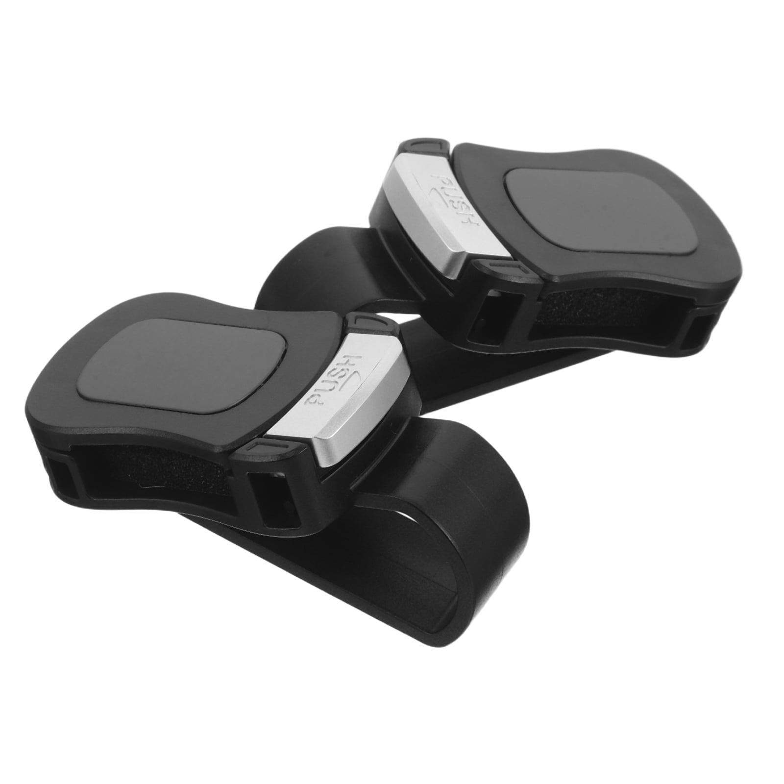 LULULION 2Set Eyeglasses Clip for Car Visor Black ABS Space Saving ...