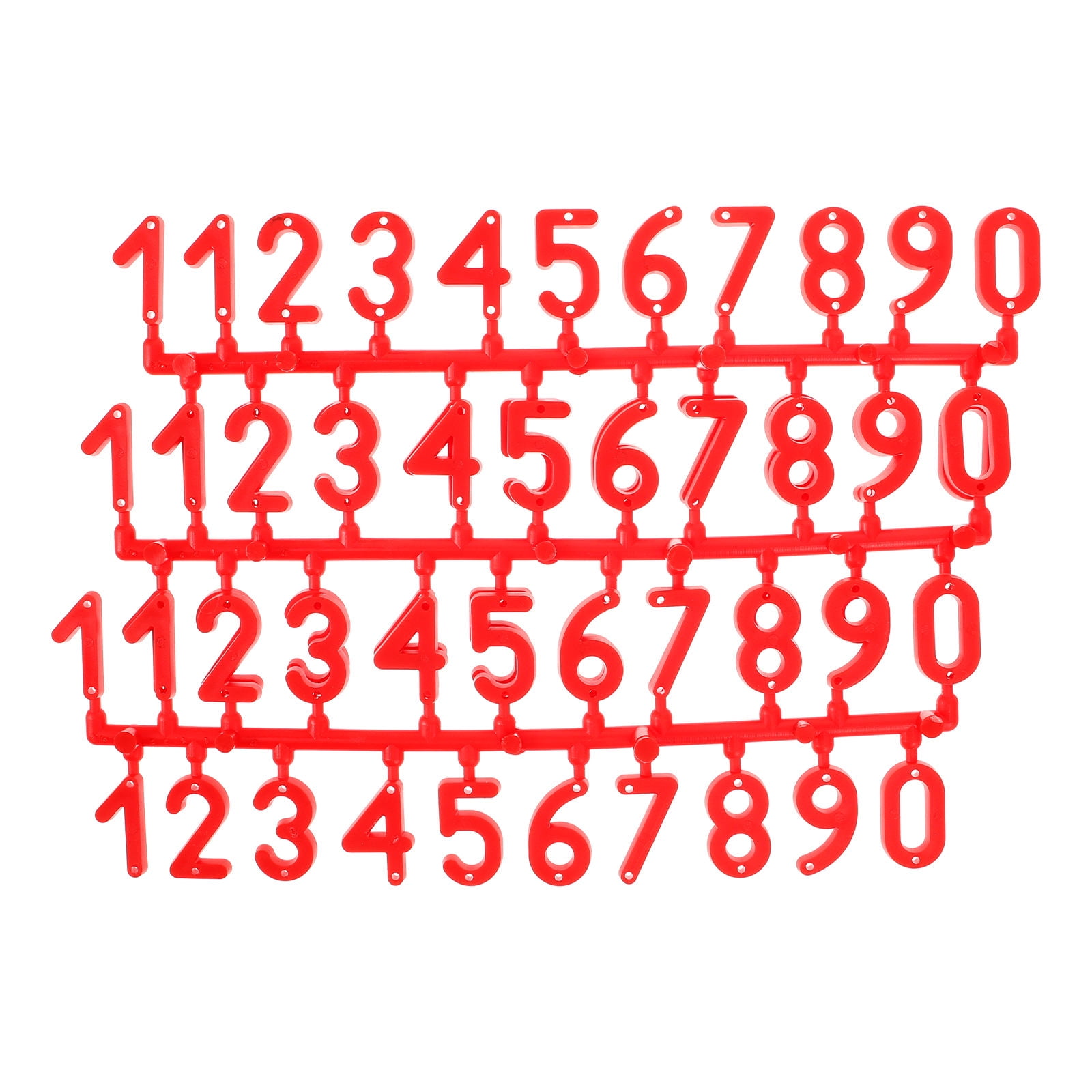 LULULION Hive Keeping Number Plastic Marking Number Sign Red 3 Sets ...
