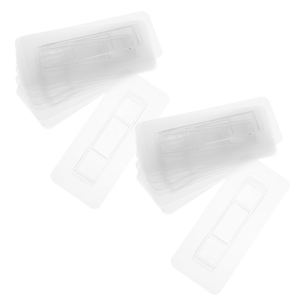 LULULION Removable Hooks Wall Hooks Plastic Transparent All Ages ...