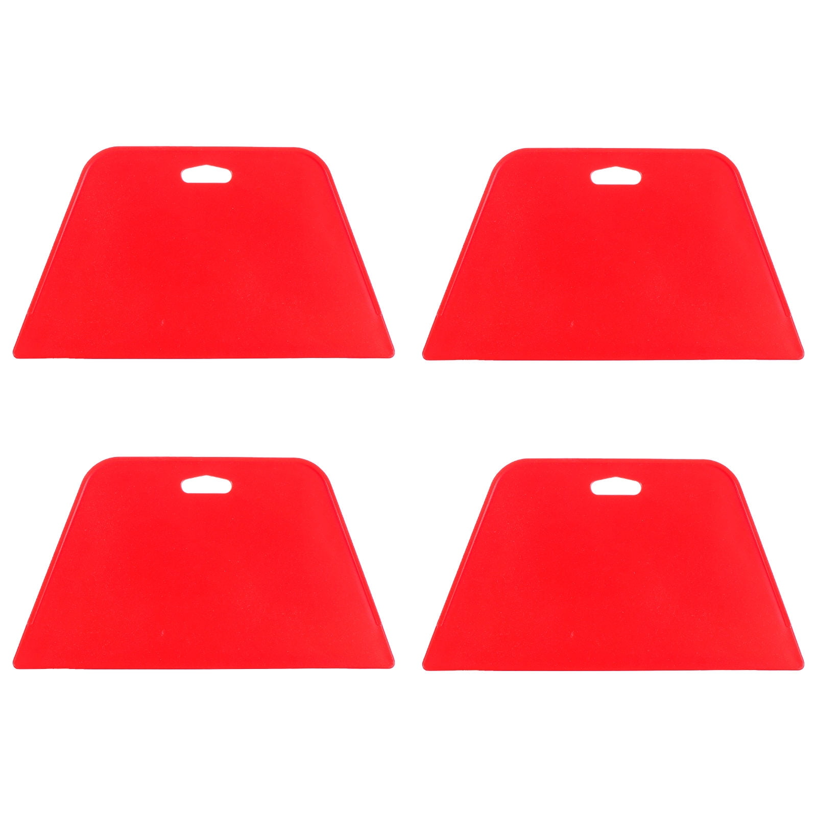 LULULION Film Sticking Tools Car Window Tint Film Scraper Red Plastic 4 ...