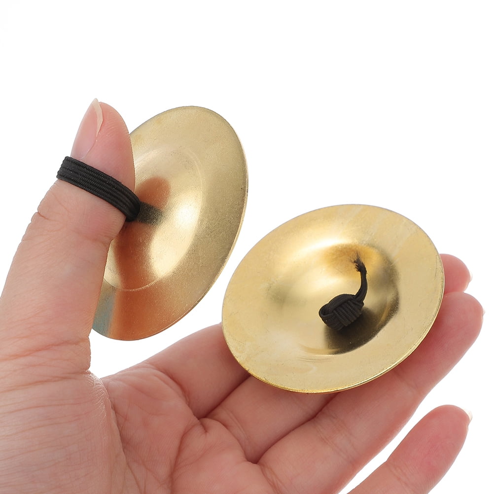 LULULION Cymbals Finger Round Traditional Percussion Instrument Copper ...